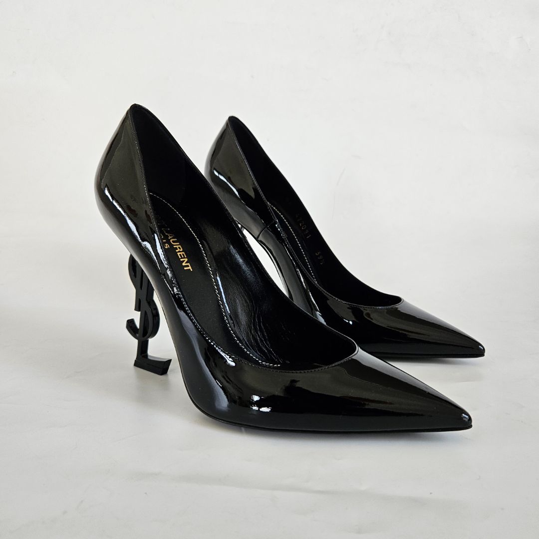 Saint Laurent Opyum Pumps in Patent Leather Black 110MM Saint Laurent Opyum Pumps in Patent Leather Black 110MM